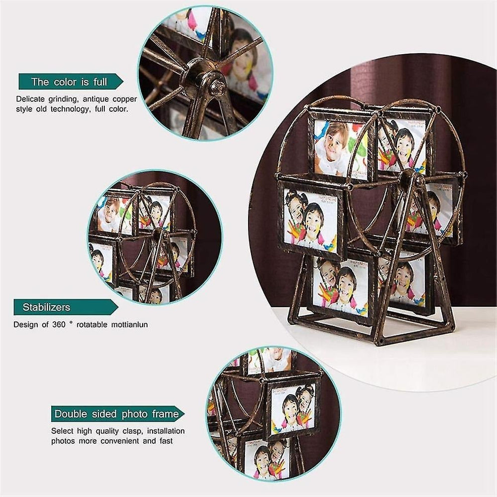 🎡 Retro Vintage Rotating Ferris Wheel Picture Frame – gogooption.com