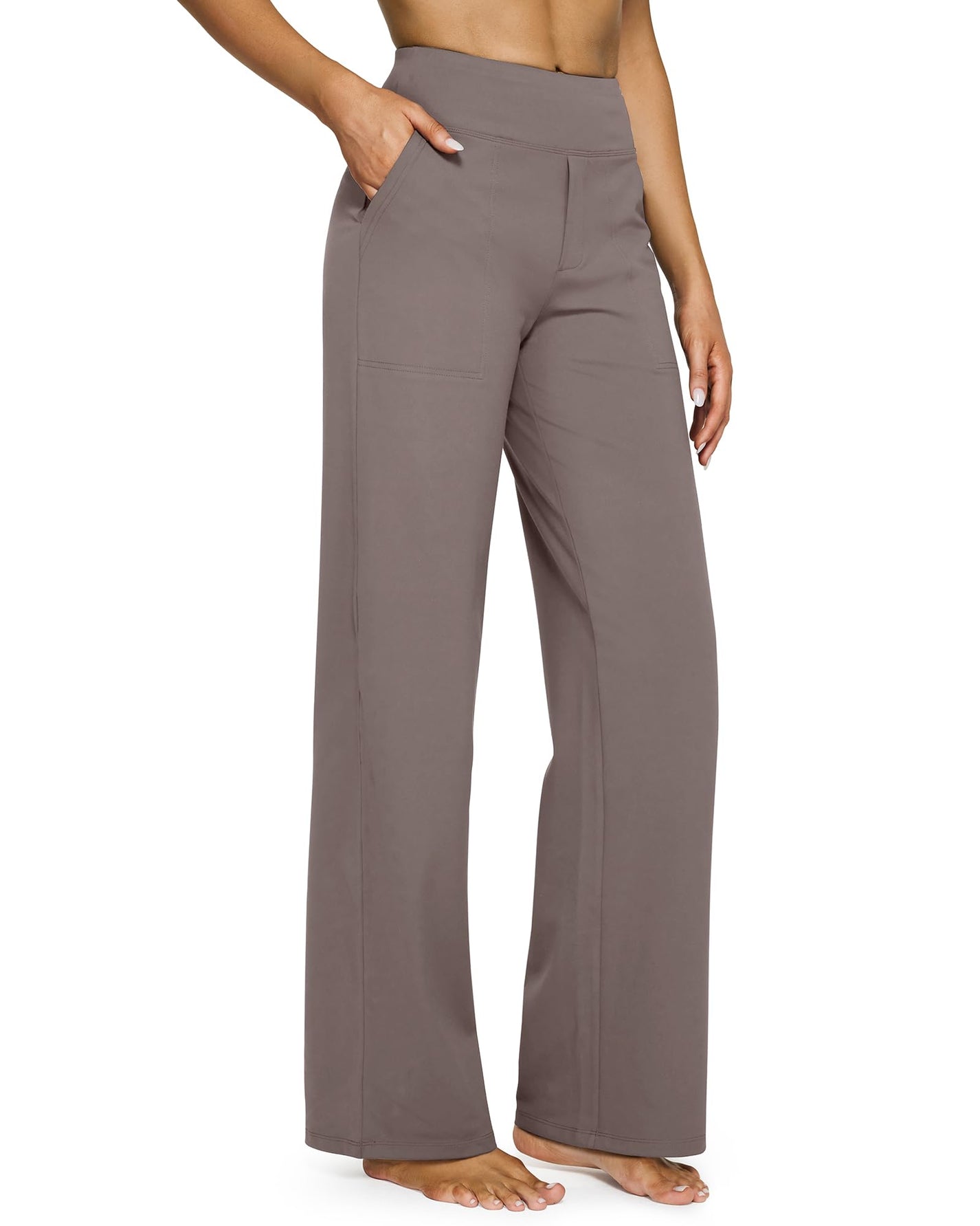 🔥🔥Women's High Waist Stretch Casual Yoga Wide Leg Pants – gogooption.com