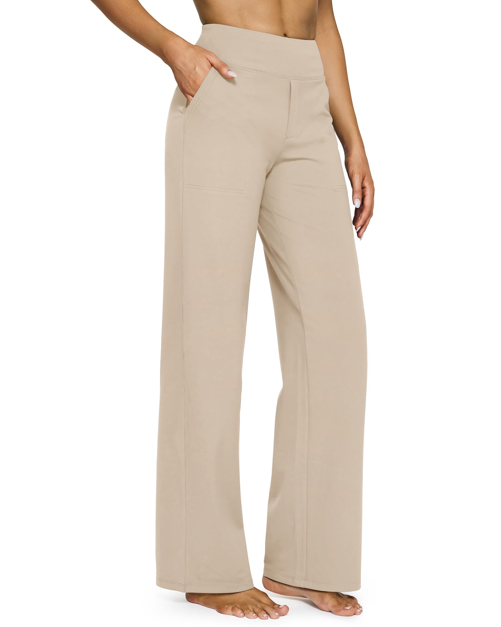 🔥🔥Women's High Waist Stretch Casual Yoga Wide Leg Pants – gogooption.com