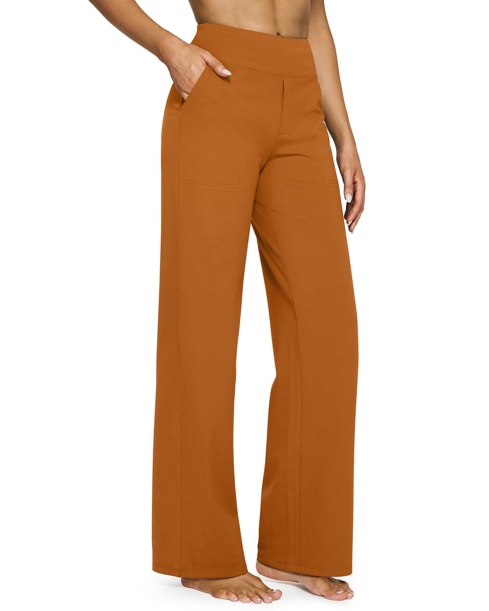 🔥🔥Women's High Waist Stretch Casual Yoga Wide Leg Pants – gogooption.com